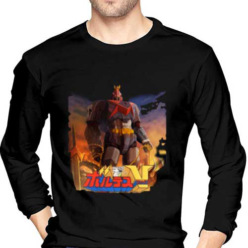 Jual Kaos Tangan Panjang VOLTES V Japan Retro Mecha Anime Robot Voltus ...