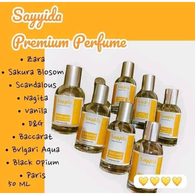 Jual PARFUM SAYYIDA PREMIUM Parfum sayyida 30ml / 50ml | Shopee Indonesia