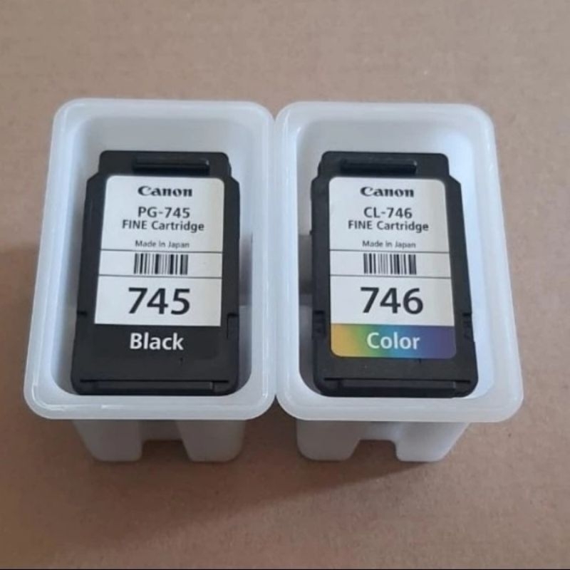 Jual Tinta Canon PG-745 CL-746 Black/Colour Recycle Siap Pakai | Shopee ...