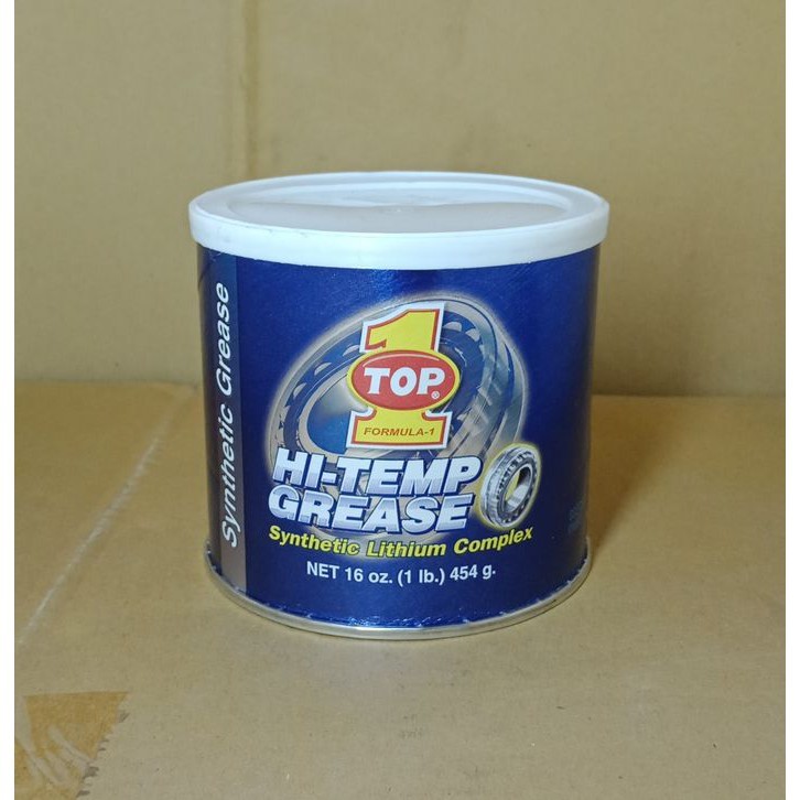 Jual Top 1 Hi-Temp Grease Synthetic Lithium Complex 454gram Top 1 Hi ...