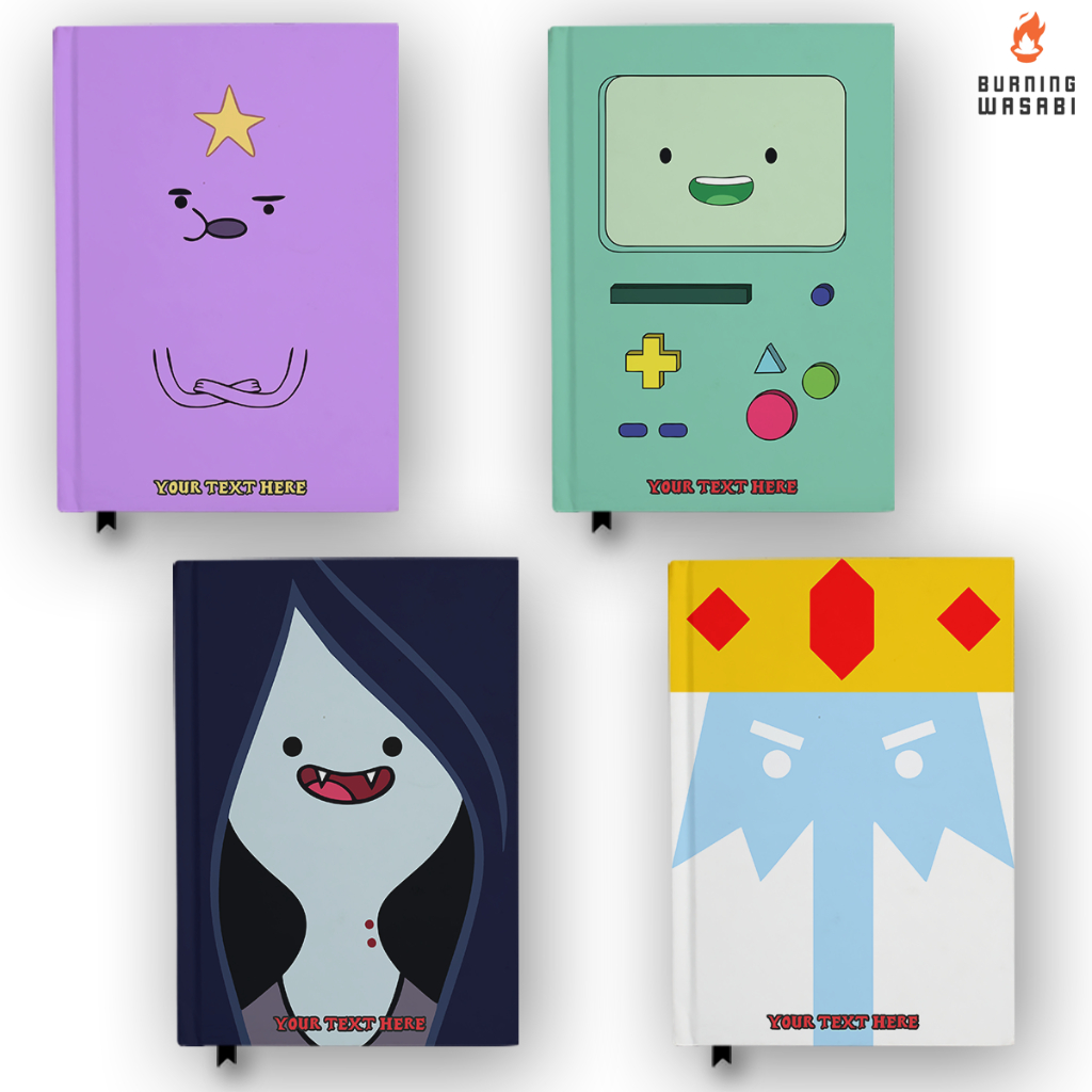 Jual Buku Notebook Adventure Time Lumpy BMO Marceline Ice King Custom ...