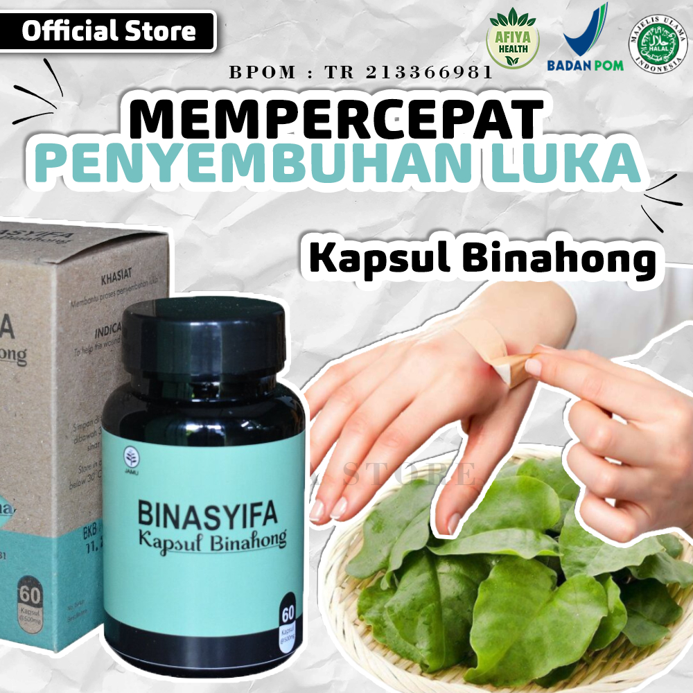 Jual Kapsul Binahong Original Hitam Penghilang Bekas Operasi Cina Pasca Merah Koreng Ultra Segar ...