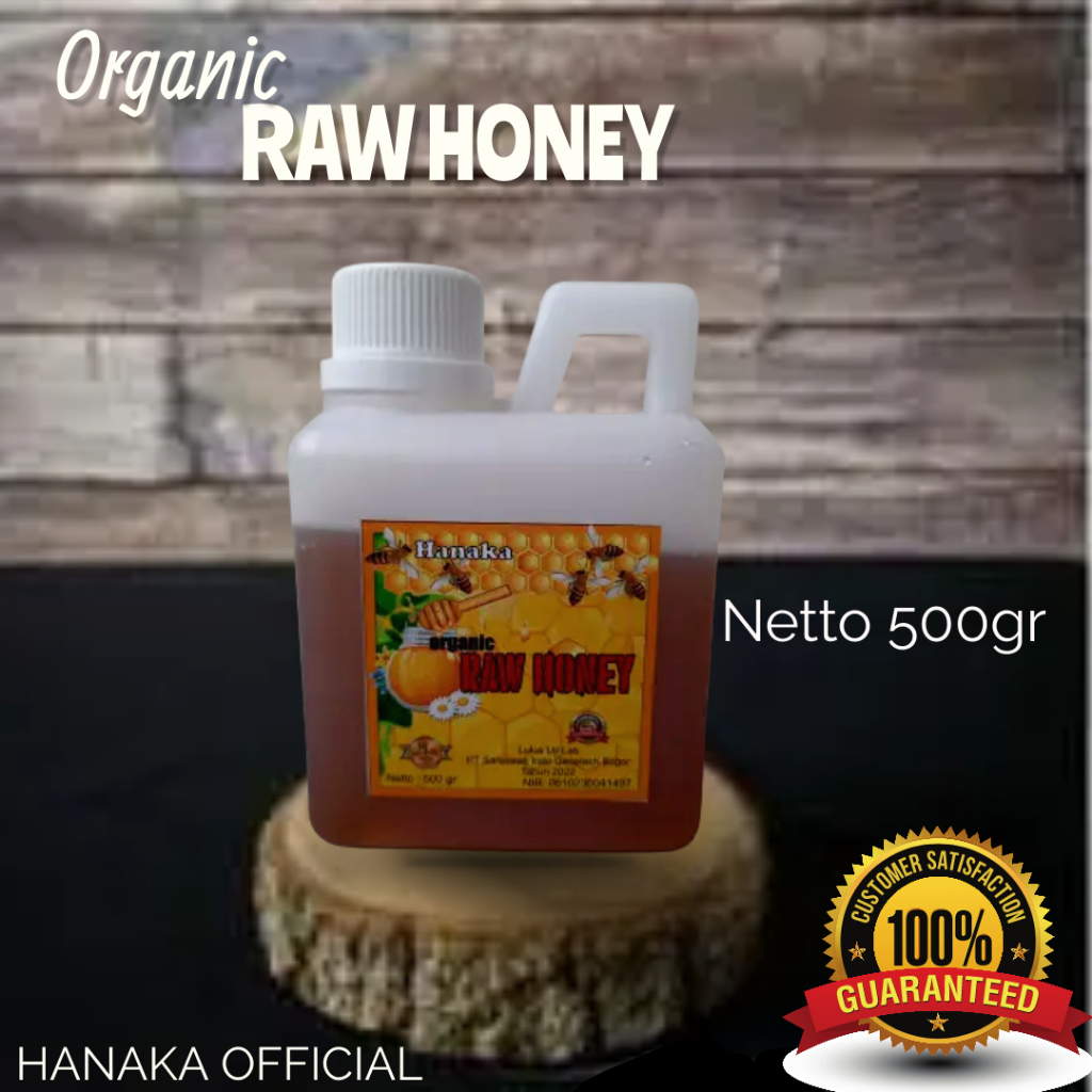 Jual Hanaka Organic Raw Honey 500gr | Shopee Indonesia