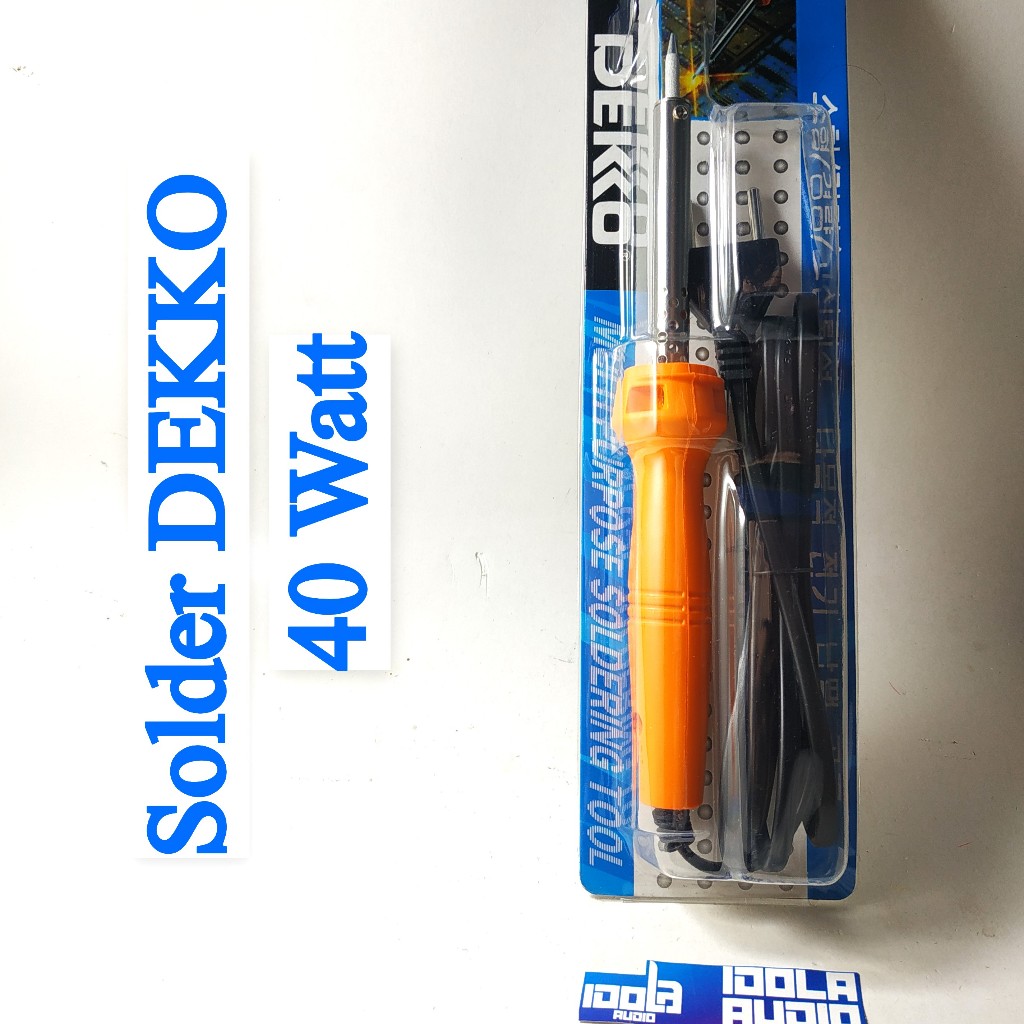 Jual Solder DEKKO 40 Watt | Dekko Solder 40 Watt Soldering Iron Tool | Shopee Indonesia