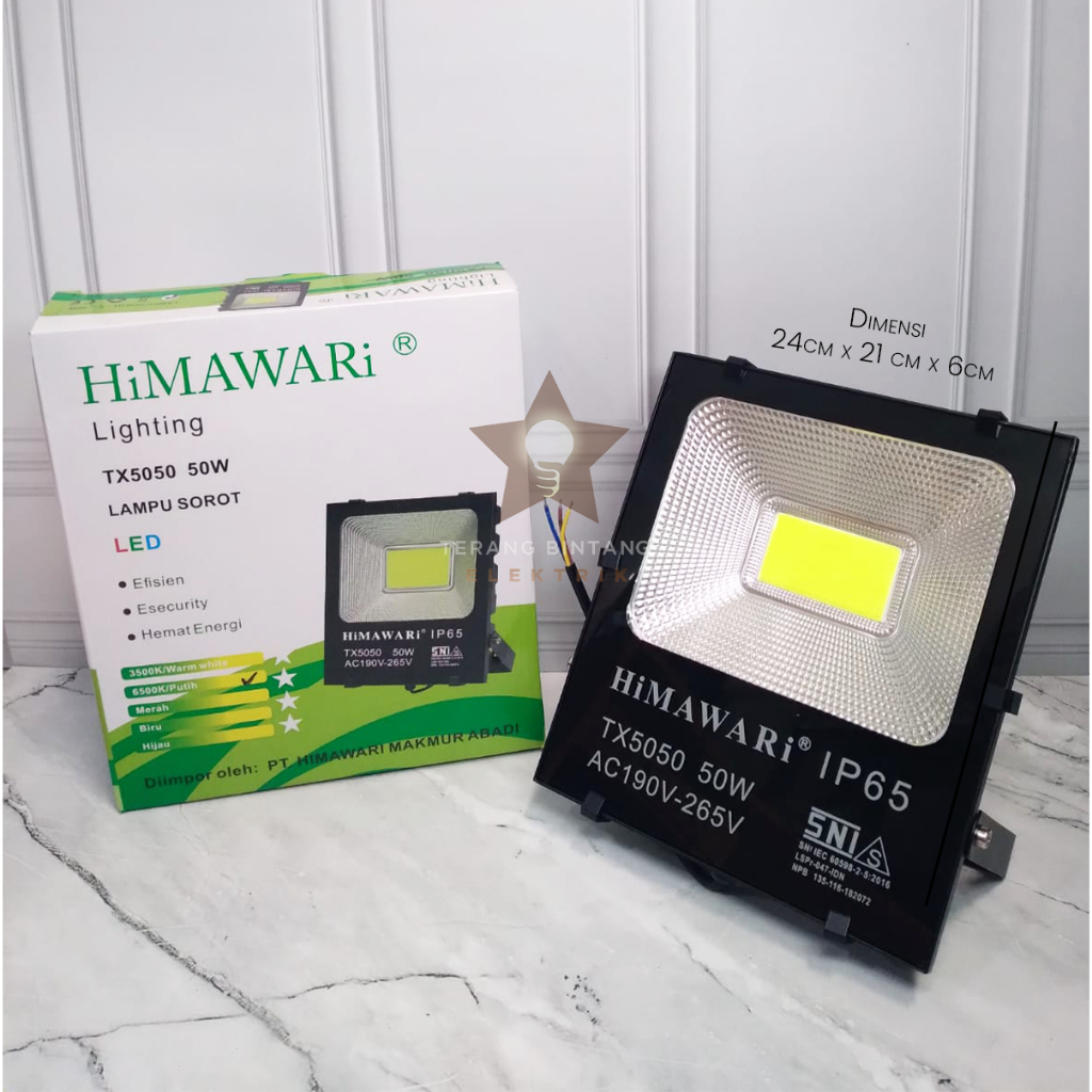 Jual Lampu sorot led 50 watt Lampu tembak led 50 w Himawari super ...