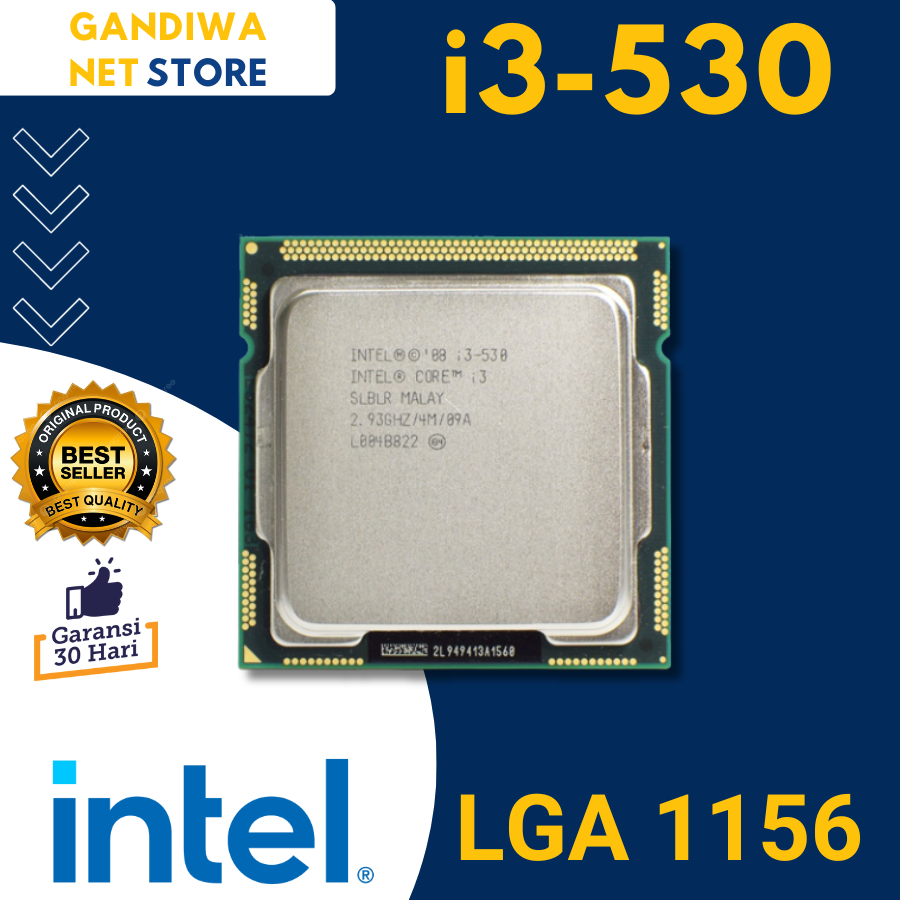 Jual PROCESSOR INTEL Socket 1156 CORE i3 530 2.93 GHz | Shopee Indonesia