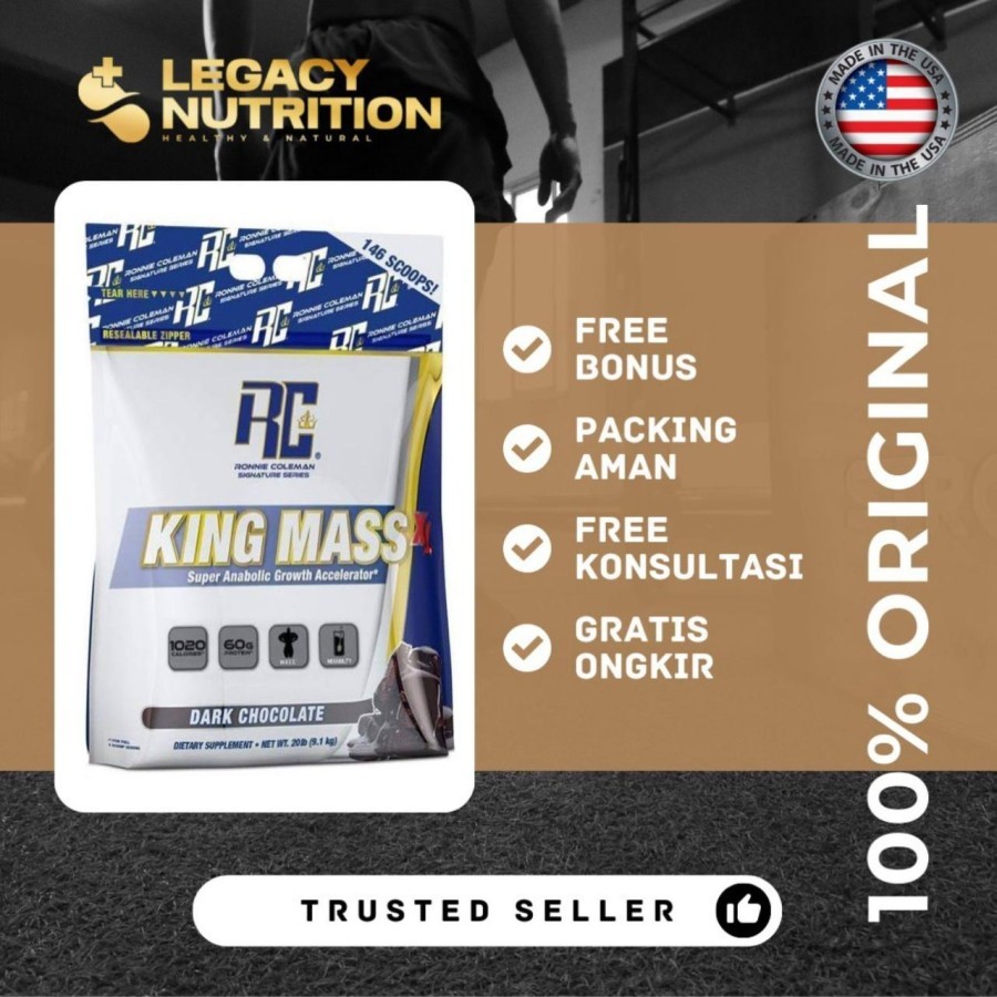 Jual Ronnie Coleman King Mass 20 lbs RonnieColeman KingMass Gainer ...