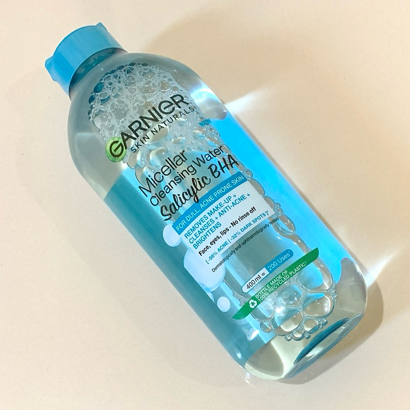 Jual GARNIER Micellar Water Salicylic Blue 400 mL | Shopee Indonesia