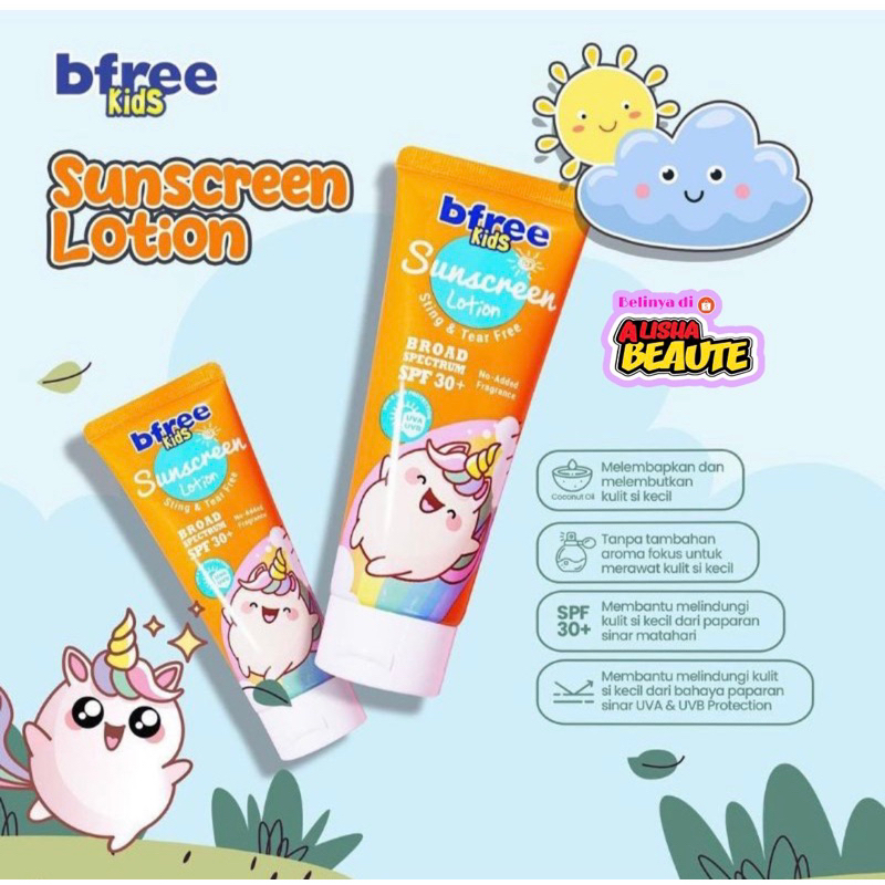 Jual BFREE KIDS SUNCREEN SUNSCREEN UNTUK ANAK2 PERLINDUNGAN MATAHARI ...