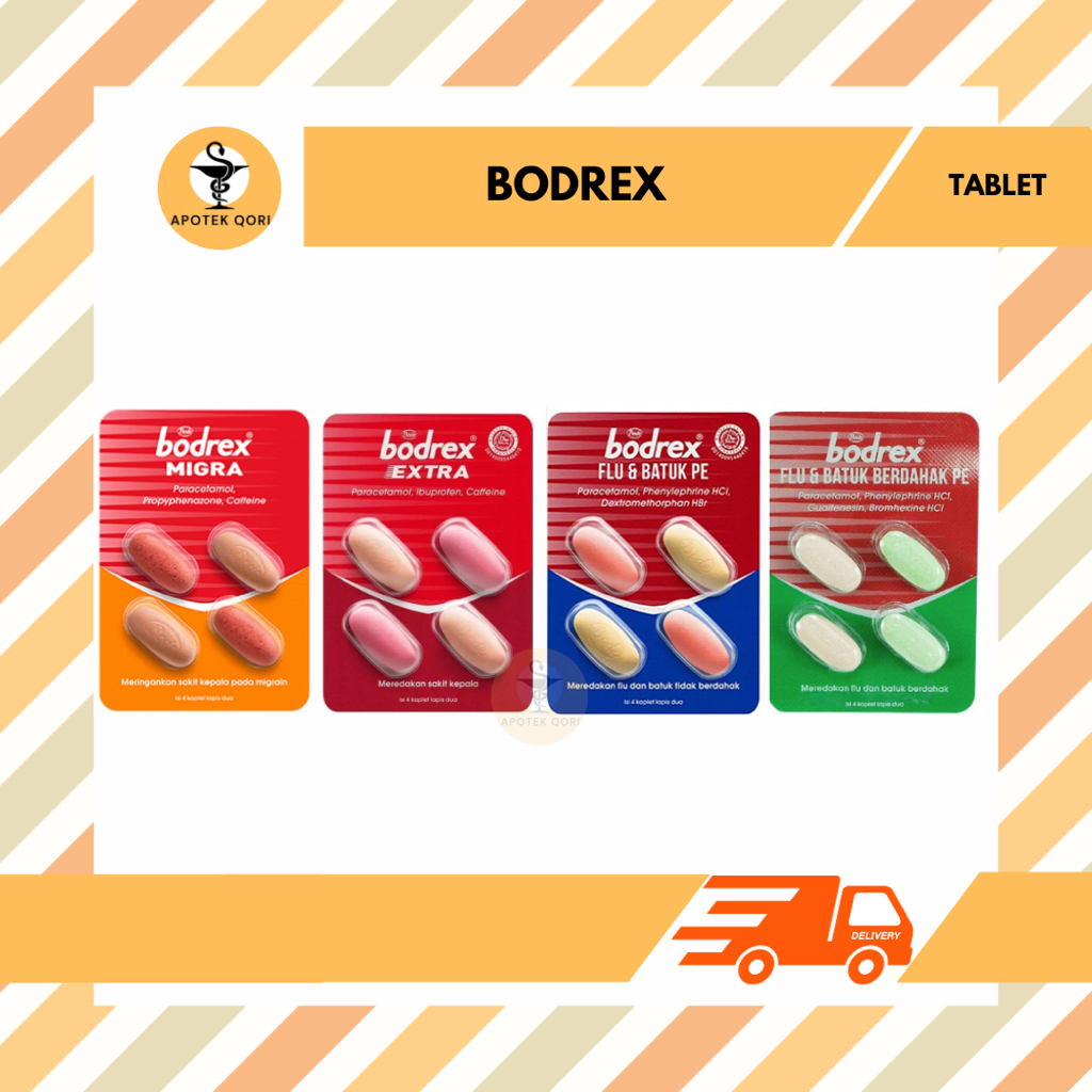 Jual BODREX MIGRA/BODREX EXTRA/BODREX FLU BATUK KERING/BODREX FLU BATUK ...