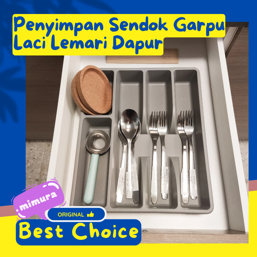 Jual Tempat Sendok Garpu Sekat Laci Penyimpana Dapur | Shopee Indonesia