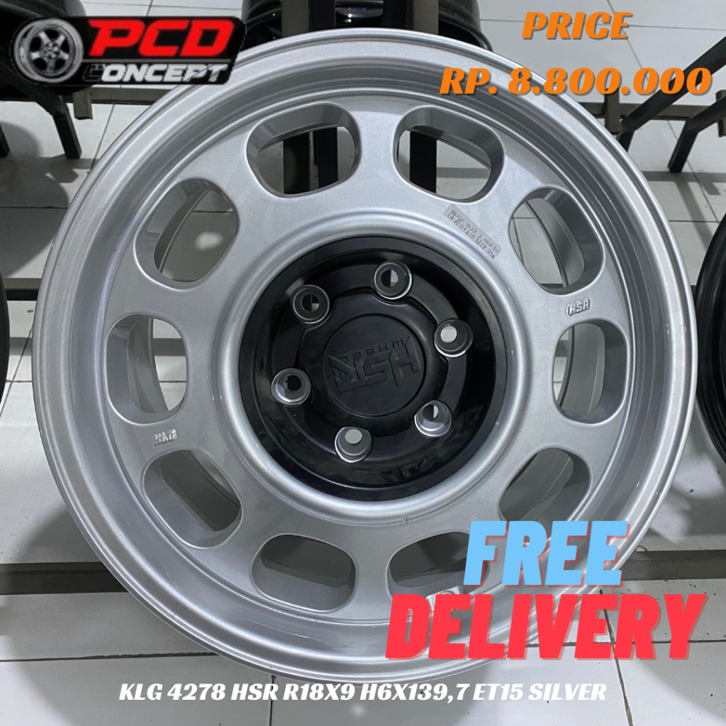 Jual velg mobil racing 18 inch lubang baut 6x139,7 Isuzu ( Dmax ...