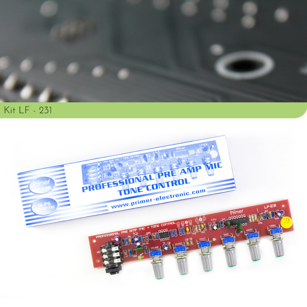 Jual Kit Rakitan Mixer 7 potensio LF 231 penguat mic by Primer | Shopee ...