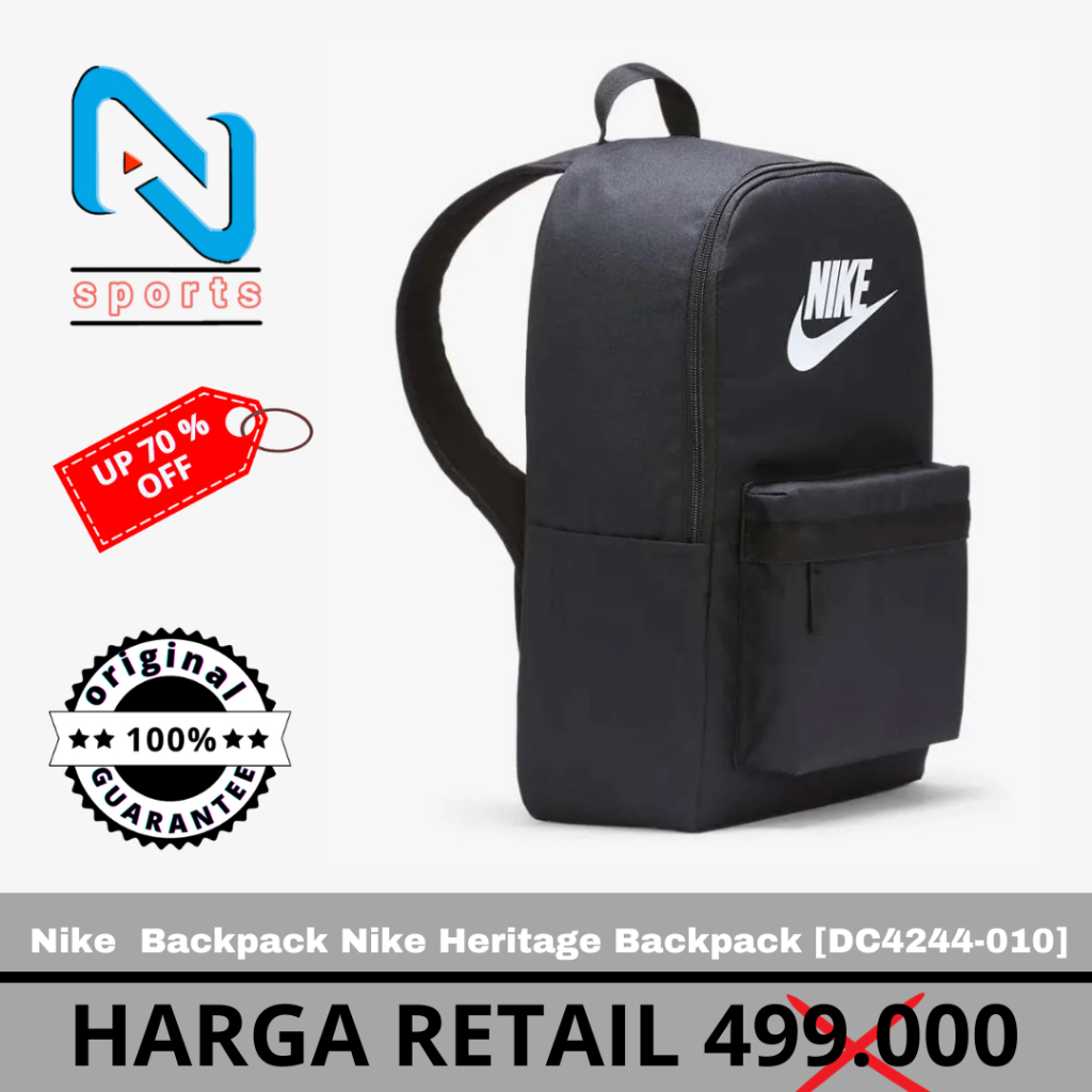 Jual Nike Tas Backpack Unisex Nike Heritage Backpack [DC4244-010 ...