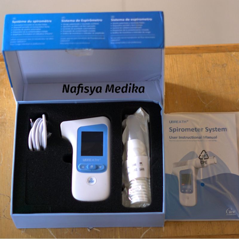 Jual SPIROMETER DIGITAL SYSTEM UBREATH PF-280 / SPIROMETER DIGITAL ...