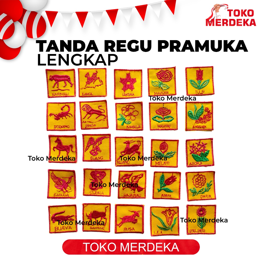 Jual Tanda Regu / Tanda Regu Pramuka / Tanda Regu Pramuka Penggalang ...