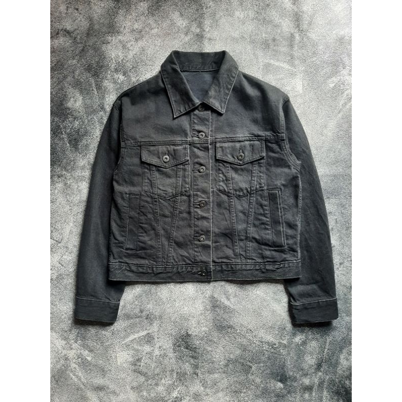 Jual Global Uniqlo Trucker jacket / denim jacket | Shopee Indonesia