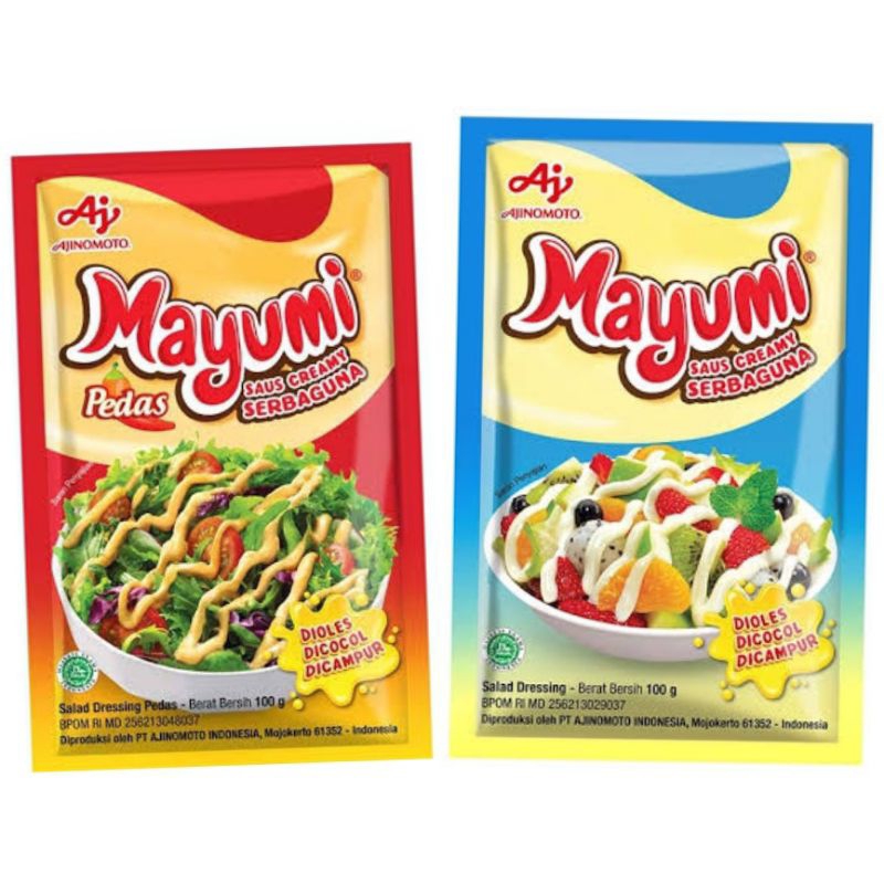 Jual Mayumi Saus Mayo Original dan Saus Mayo Pedas 100gr / Saus ...
