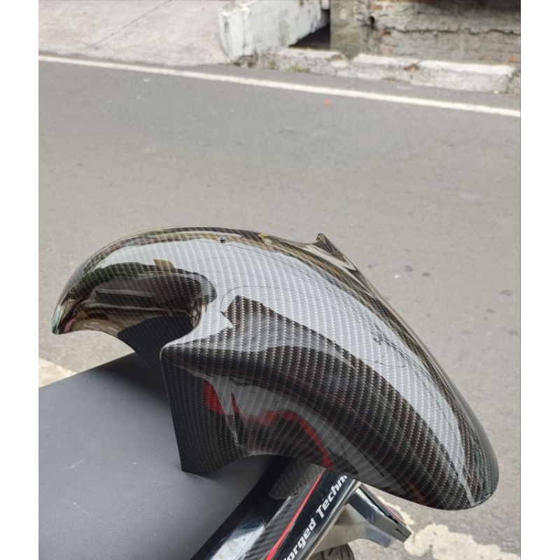 Jual spakbor depan ninja r ss rr cb dll (Carbon) bukan setiker | Shopee ...