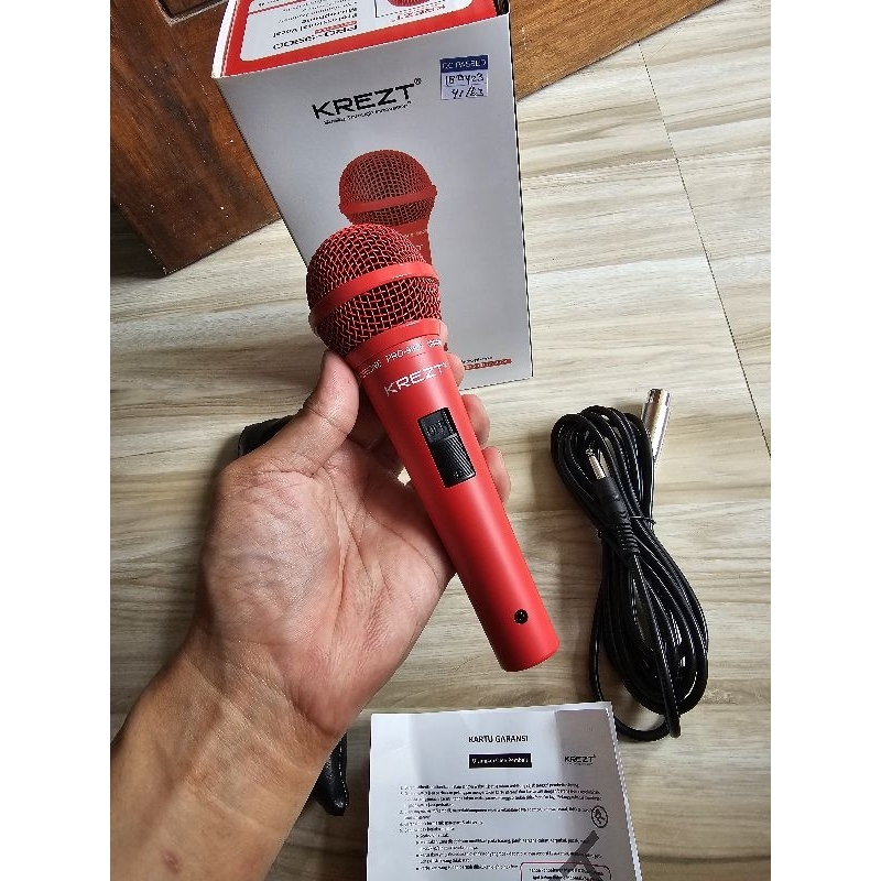 Jual Mic Microphone Krezt Pro9900 Original Pro 9900 Red Edition Dynamic ...