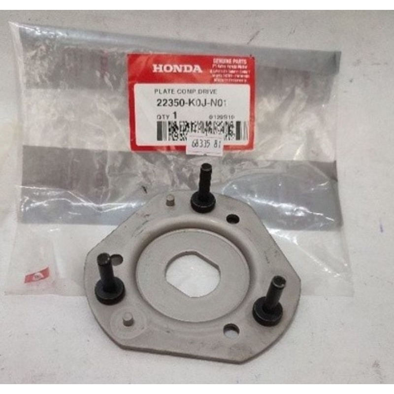 Jual 22350-K0J-N01 PLATE DRIVE PLAT KOPLING GANDA GENIO BEAT LED ORI ...