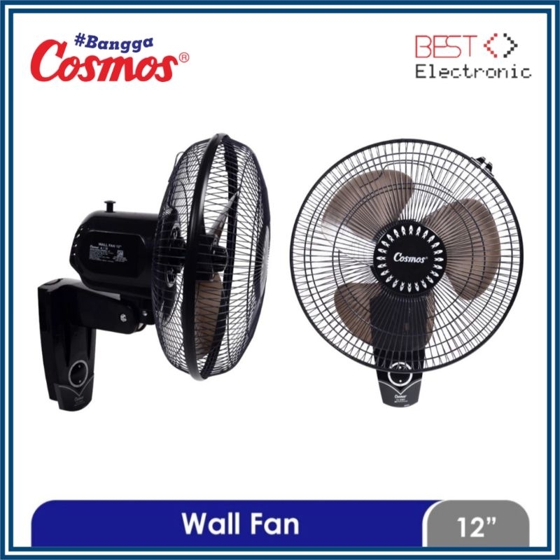 Jual KIPAS ANGIN DINDING / KIPAS ANGIN TEMBOK / WALL FAN COSMOS 12 DWF ...