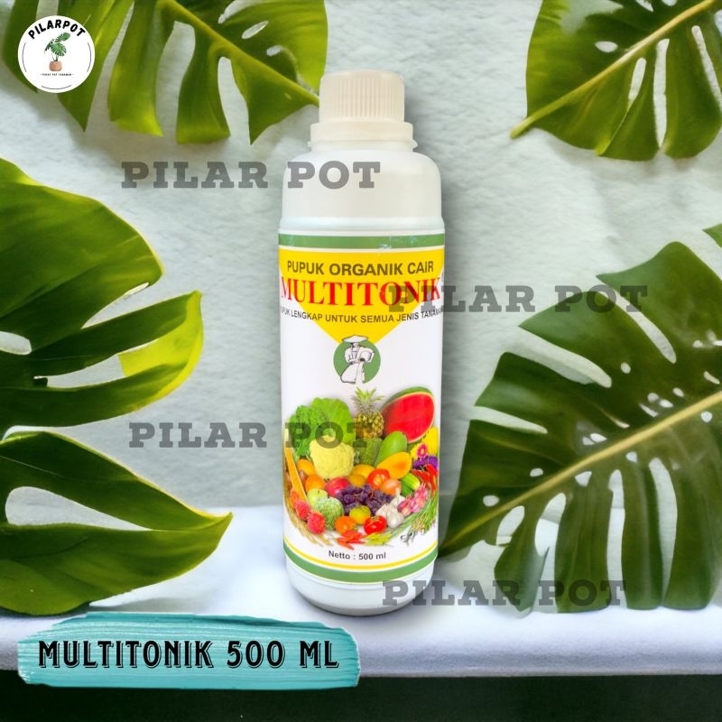 Jual PUPUK ORGANIK CAIR MULTITONIK SEMUA JENIS TANAMAN 500 ML KEMASAN ...