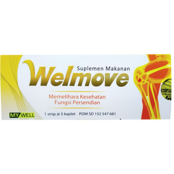 Jual WELMOVE 5 KAPLET VITAMIN KESEHATAN SENDI MURAH GROSIR | Shopee ...