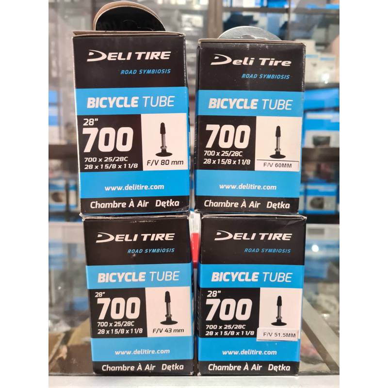 Jual Ban Dalam Sepeda 700 x 25C - 28C 25C/28C Cop Pentil Kecil / FV / Presta 43mm/60mm/80mm Deli ...