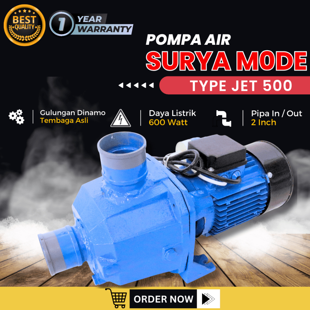 Jual mesin pompa air modifikasi jet 500 cocok untuk kolam tambak pompa ...
