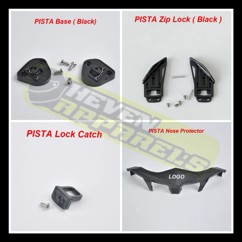 Jual Rachet Visor agv Pista visor lock noseguard | Shopee Indonesia