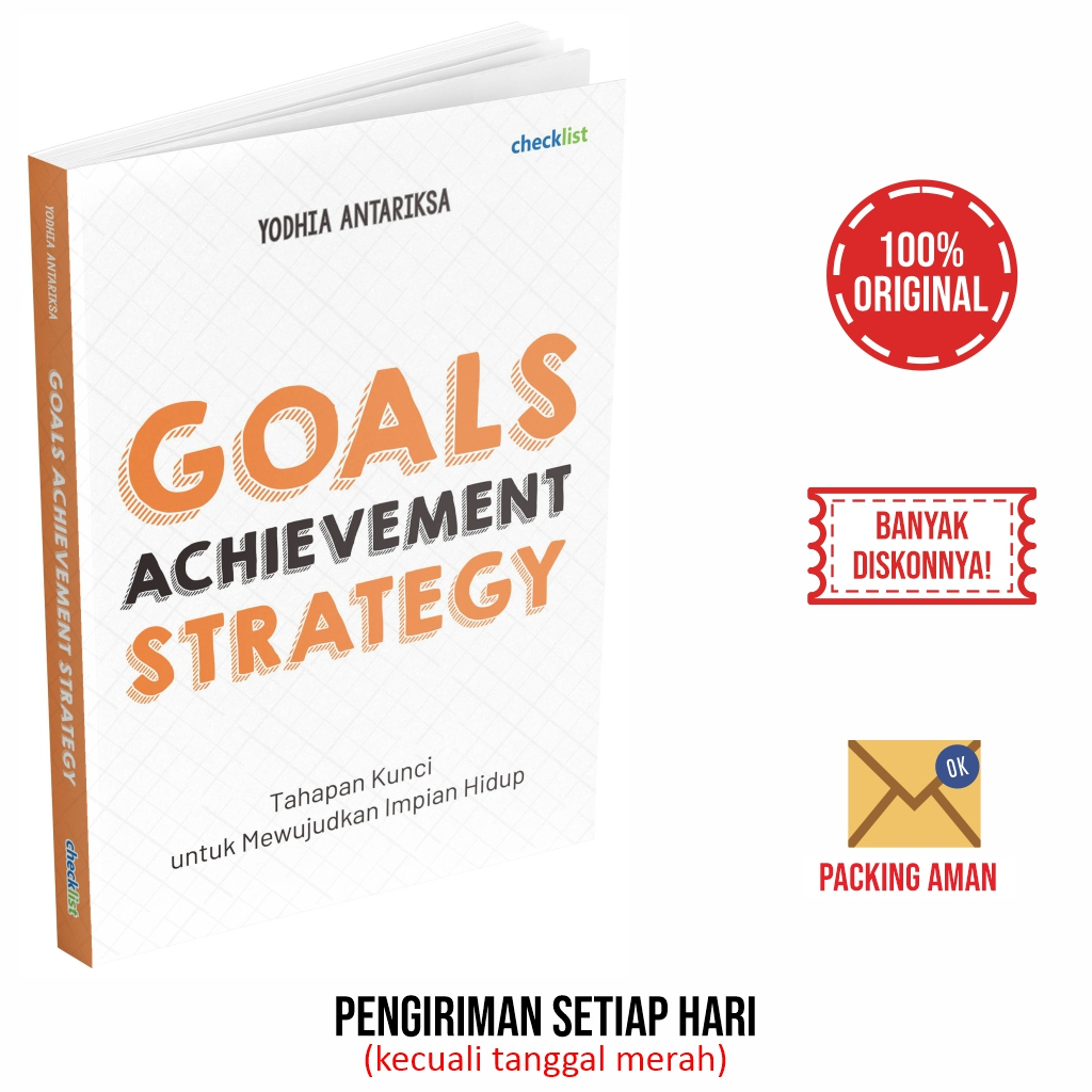 Jual Buku Motivasi Goals Achievement Strategy Pengembangan Diri Self Improvement | Shopee Indonesia