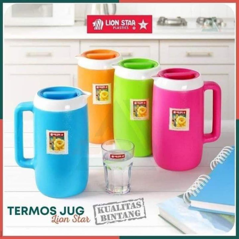 Jual Teko Eskan 1,7 Liter Lion Star K7 Kettle Termos Air Panas Dingin K 7 Thermo Water Jug ...
