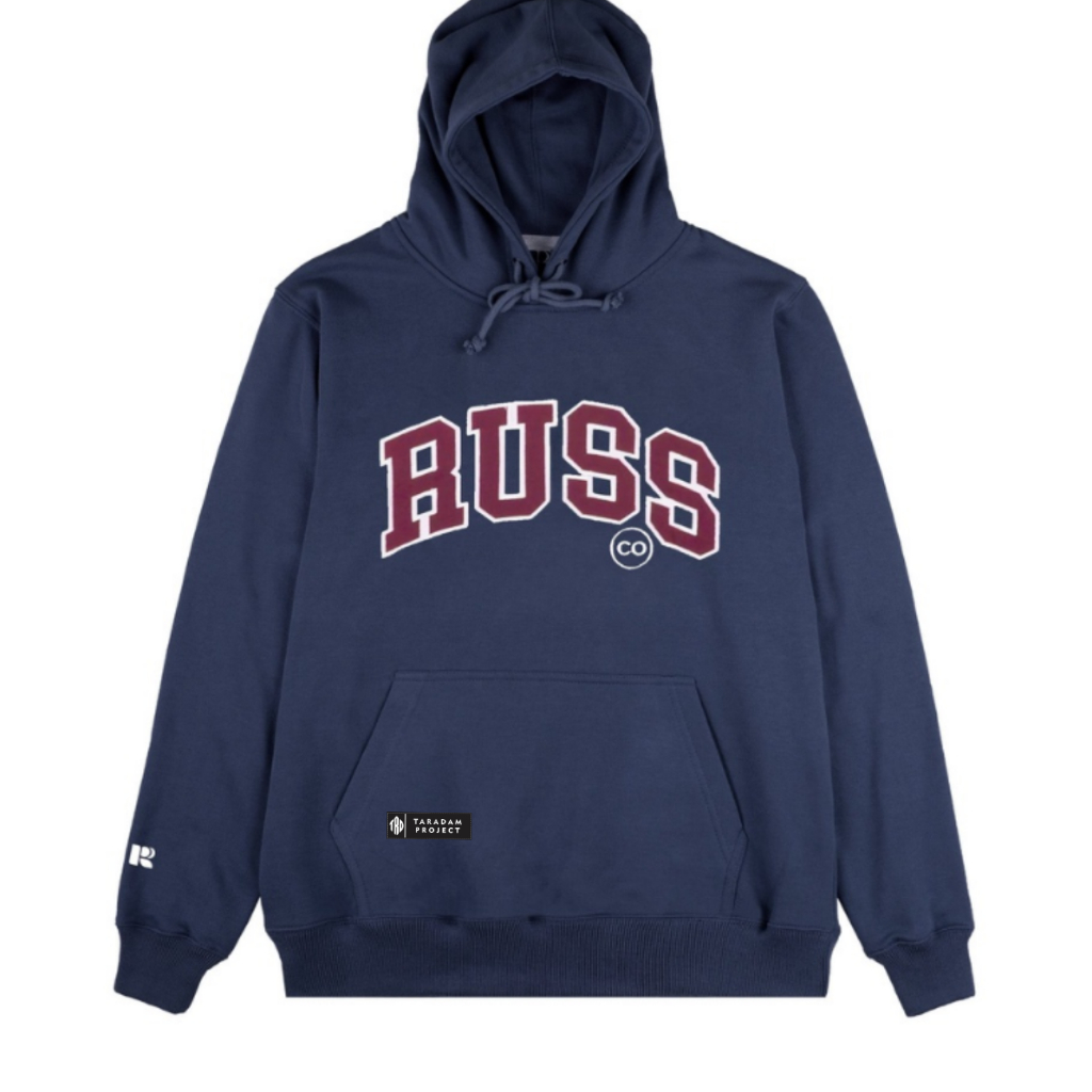 Jual Russ Sweater Hoodie Pria Oldskull Navy Blue ( Up To Big Size ...