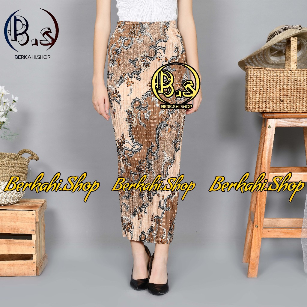 Jual rok plisket premium - rok plisket batik - rok plisket motif - rok ...