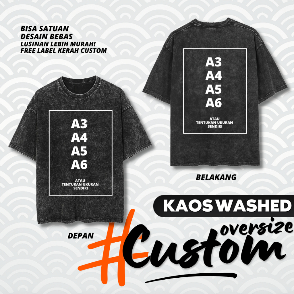 Jual HIKARU CUSTOM Kaos Oversize Washed Sablon Satuan DTF | kaos custom ... Jual HIKARU CUSTOM Kaos Oversize Washed Sablon Satuan DTF | kaos custom ...