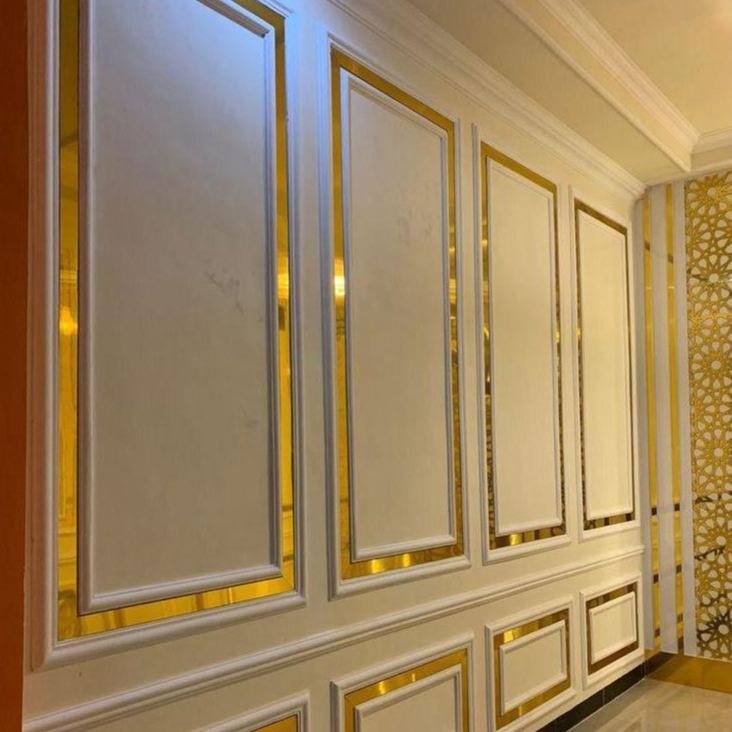 Jual List Gold Tipe Premium Bahan Stainless Steel Warna Gold/Emas Plat ...