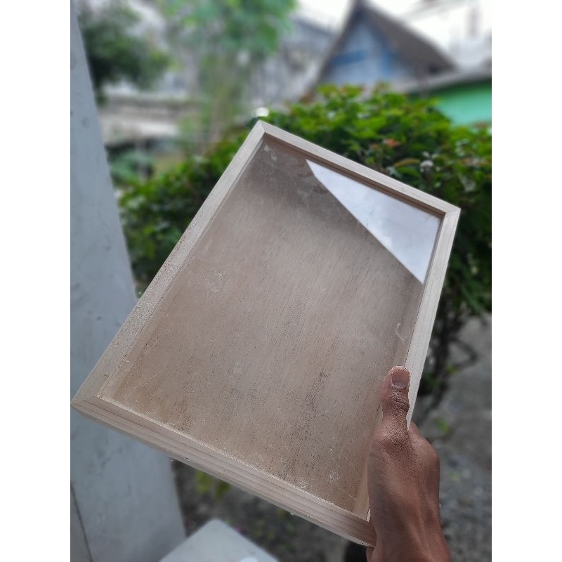Jual custom pigura kayu jati belanda | Shopee Indonesia