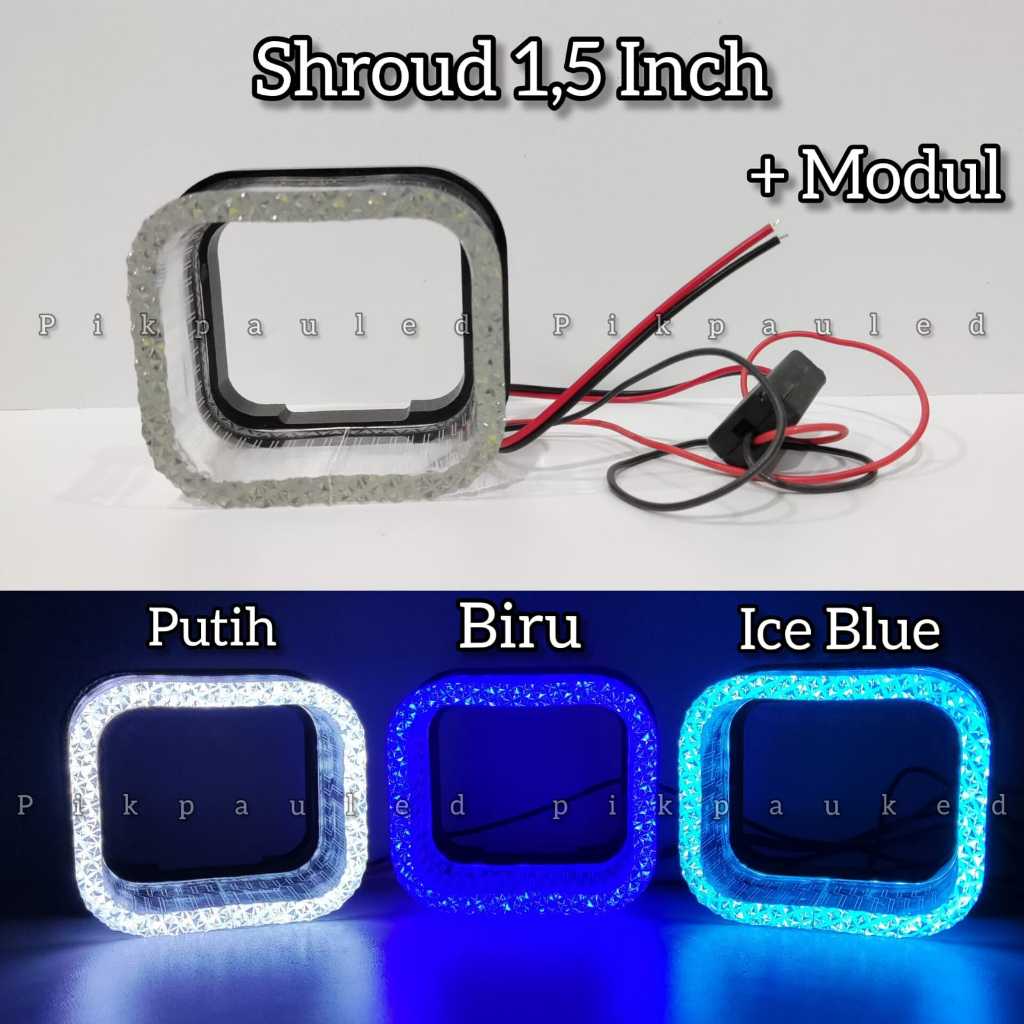 Jual Premium Lampu Shroud 1,5 Inch Shroud Biled Matrix Angle Eye ...