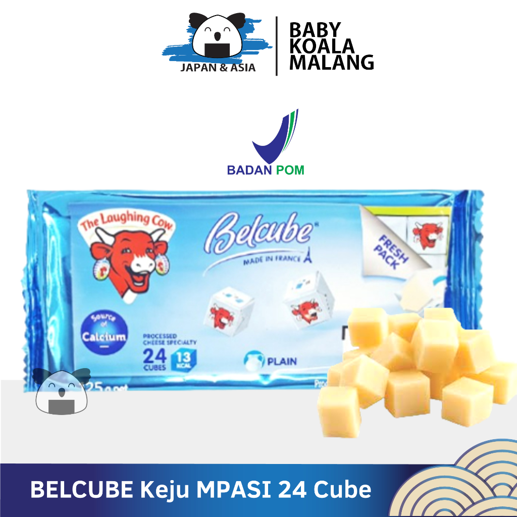 Jual BELCUBE Plain Cheese Bite 24 Cube | Keju MPASI Bayi | Shopee Indonesia
