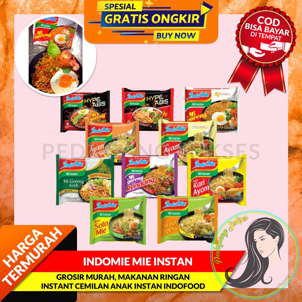 Jual INDOMIE GORENG MI INSTANT GROSIR MURAH DUS MAKANAN RINGAN INSTANT ...