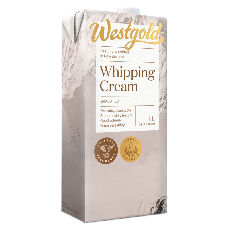 Jual Westgold Whipping Cream 1L UHT Whip Cream Grass Fed | Shopee Indonesia