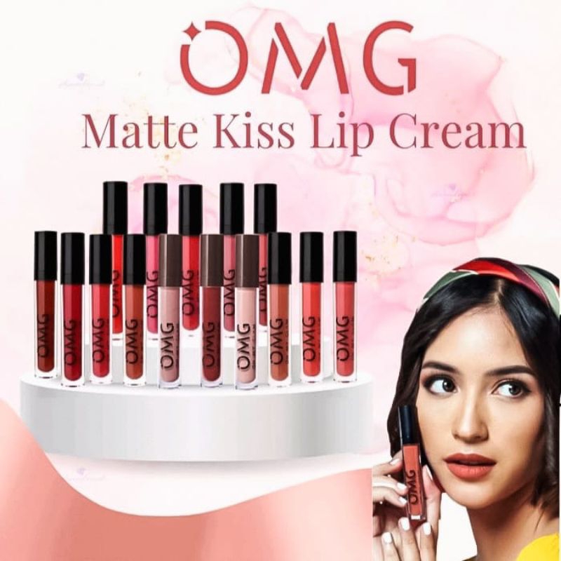 Jual OMG Matte Kiss Lip Cream - Matte Kiss | Shopee Indonesia