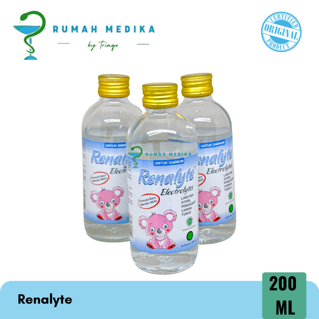 Jual RENALYTE 300 ML CAIRAN PENGGANTI TUBUH DEHIDRASI | Shopee Indonesia