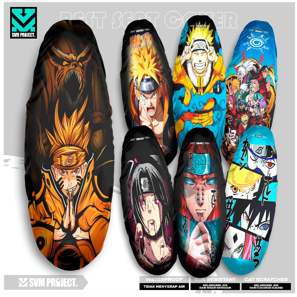 Jual COVER JOK MOTOR / MOTIF NARUTO UZUMAKI SHIPPUDEN / SARUNG JOK ...