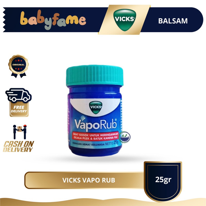 Jual VICKS VAPORUP BALM | BALSAM ANA | 10Gr & 25Gr | Shopee Indonesia