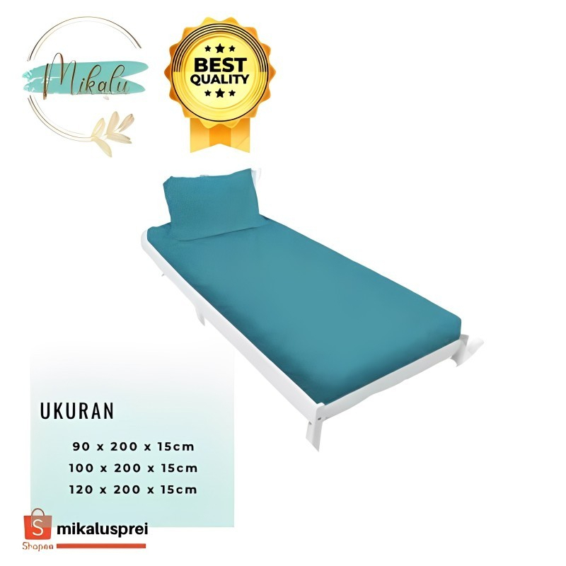 Jual Sprei Polos Mikrotex Ukuran Single Twin Fitted Ukuran 90X200 ...