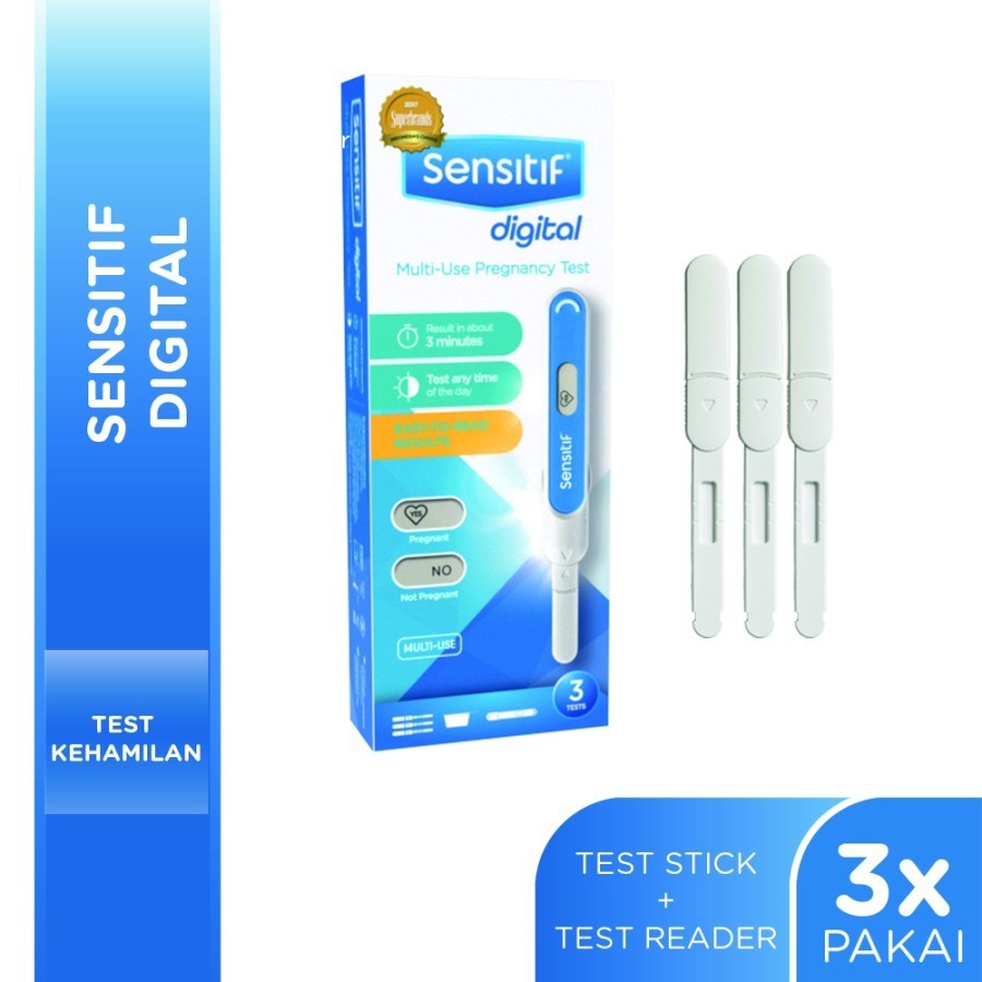 Jual Sensitif Digital Alat Test Kehamilan untuk 3 kali pakai / Test ...
