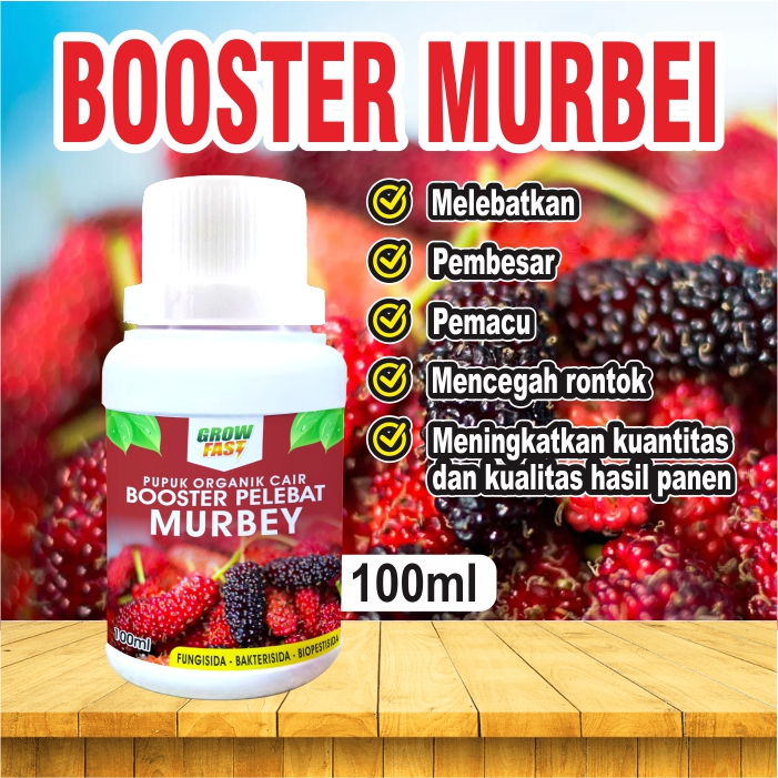 Jual Pupuk Booster Murbei (100ml) I pupuk organik pelebat pohon Murbei ...