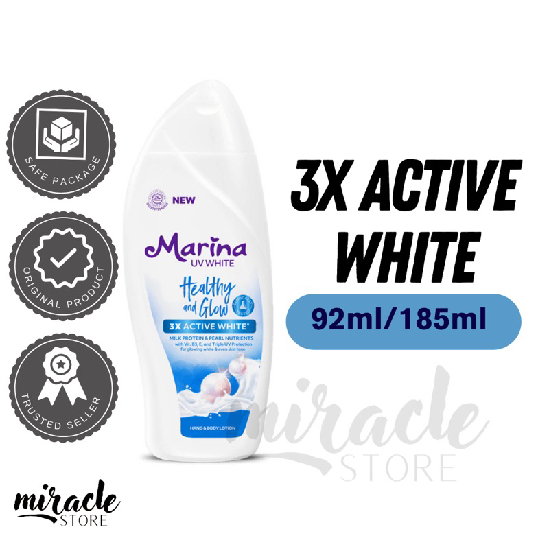 Jual READY!! MARINA HEALTHY AND GLOW 185ML 92ML MARINA BIRU HAND AND ...